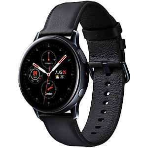 Samsung Galaxy Watch Active2 R830U 40mm with Leather Band Smartwatch (Renewed)