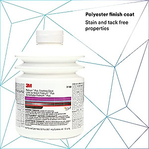 3M Platinum Plus Glaze, 31180, Two-Part Premium Selfleveling Finishing Glaze, 30 fl oz/887 mL