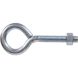 Hillman 1/2-13 x 4 in. Eye Bolt with Hex Nut (5-PACK)