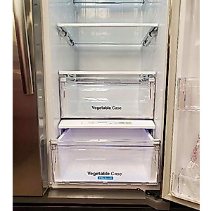 Daewoo FRS-Y22D2B Side Refrigerator, Black, includes delivery and hookup