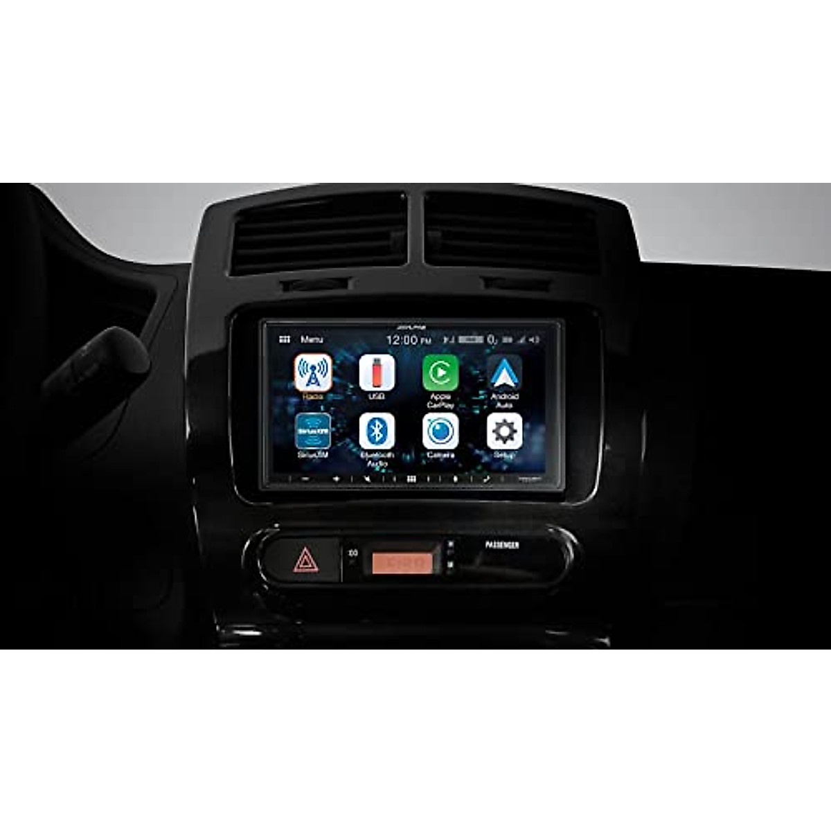 ALPINE iLX-W650 7" Digital Media Bluetooth Carplay Receiver+License Plate Camera