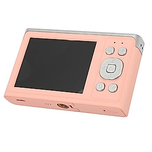 Digital Camera, 16X Zoom 2.88 Inch IPS 4K Video Output Digital Zoom Camera for Travel (Pink)