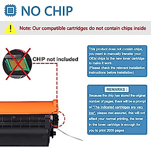 MxVol 141A Black Toner Cartridge (NO Chip) Compatible Replacement for HP 141A W1410A Work for Laserjet M110we M110w MFP 140we M139we M140w Printers - 2,000 Pages (Black High Capacity 1-Pack)