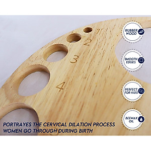 Cervical Dilation Board for Midwife Doula Birth - Cervical Dilation Chart BIRTH CHART, MIDWIFE Dilation Chart, Midwife Or Doula Adult Chore Dilation Chart, Natal Pregnancy Midwife Gift Chart