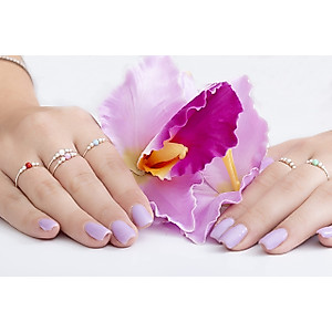 Gold-Filled Anxiety Fidget Ring With Blue Opal - One Size Anxiety Relief Ring With Beads - Fidget Spinner in 14K Gold - Meditation Fidget Ring - Unisex Ring Jewelry for Anxiety