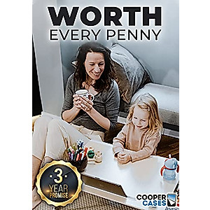 Cooper Mega Table Plus - Premium XXL Extra Large Lap Desk w/Book Stand | Multifunctional Folding Laptop Stand for Bed, Laptop Desk for Bed, Laptop Bed Stand, Laptop Bed Tray, Floor Desk (Black Onyx)