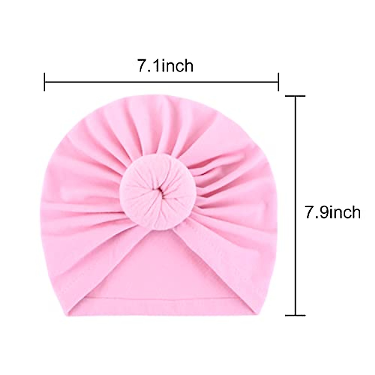 sockfun Baby Girl Headbands Baby Girl Beanie Newborn Girl Hats, Baby Girl Turban Top Knot Hat Baby Girls' Hats & Caps Baby Knot Headbands