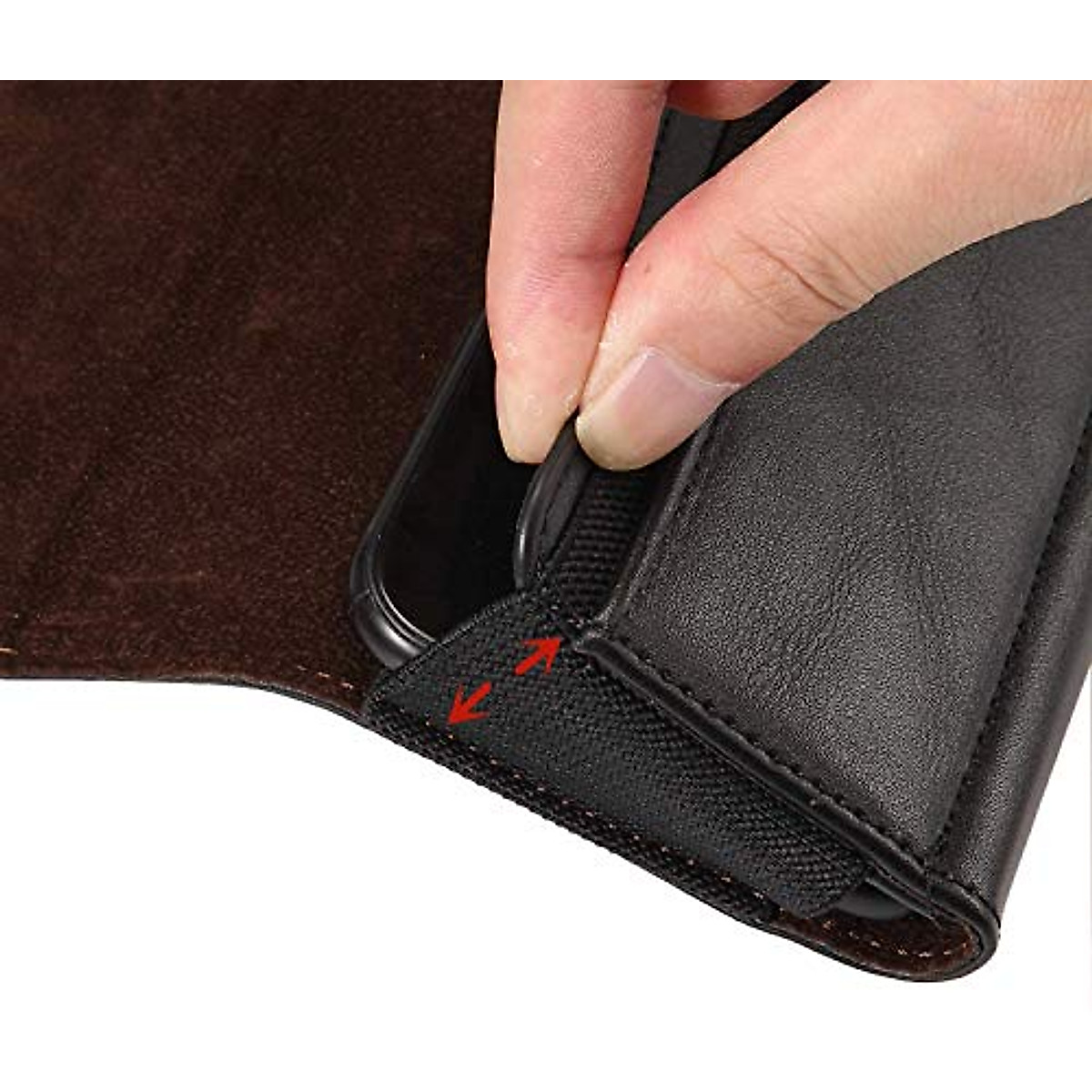 Extra Large Cell Phone Holster Case Belt Clip PU Leather Pouch Holder for Samsung Galaxy S23 Ultra S22 Ultra S21Ultra Note 20 Ultra A14 A12 A13 A03S A23, Moto G Power 2022 G Pure Pixel 6 Pro Nord N200