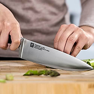 ZWILLING All Star 8-inch Chef Knife, Razor-Sharp German Knife, Made in Company-Owned German Factory with Special Formula Steel perfected for almost 300 Years, Dishwasher Safe, Black End Cap
