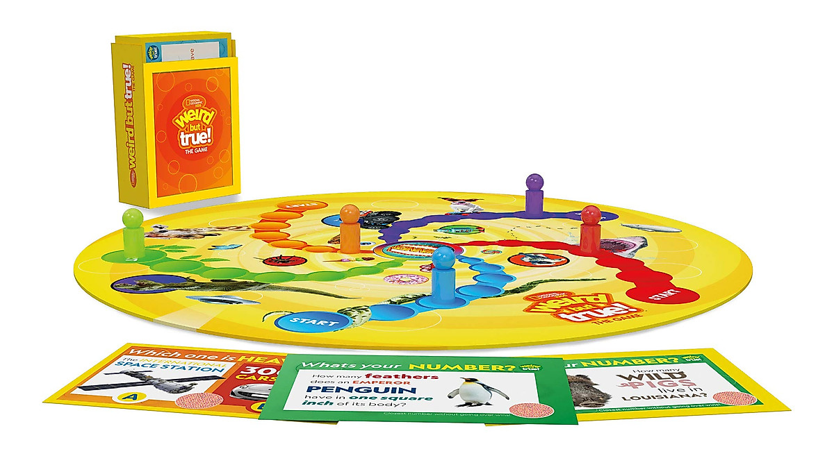 Buffalo Games Weird But True Game - Fun Family Trivia for Kids 8+