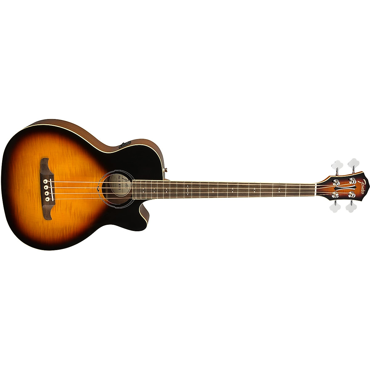 Fender FA-450CE Acoustic Bass, with 2-Year Warranty Sunburst, Laurel Fingerboard