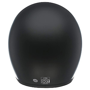 BELL Custom 500 Open-Face Motorcycle Helmet (Matte Black - Large)