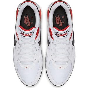 Nike Men's Low-Top Sports Shoe, White Dark Grey Habanero Red 100, 12