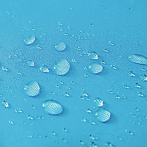 All Smiles Outdoor Waterproof Throw Pillow Covers 18x18 Set of 2 Sky Blue Decorative Patio Tent Bed Sofa Living Room Furniture Sunbrella Cushion Cases Outside Decor for Couch Garden Bench Porch