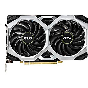 MSI Gaming GeForce GTX 1660 Ti 192-bit HDMI/DP 6GB GDRR6 HDCP Support DirectX 12 Dual Fan VR Ready OC Graphics Card (GTX 1660 TI VENTUS XS 6G OC)