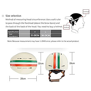 Cute Style Motorcycle Open Face Helmet with Visor, Vespa Youth DOT/ECE Certified Sunscreen Retro Half Helmet Summer Cruiser Jet Pilot Scooter Moped Motor Helmet for Men Women (E,Medium)
