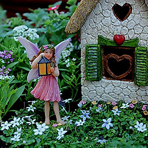 PRETMANNS Fairies for Fairy Garden – Fairy Garden Accessories – Fairy Garden Fairies – Cute Fairy Garden Figurines and a Fairy Sign - Miniature Fairy Garden Accessories - 3 Piece Fairy Set