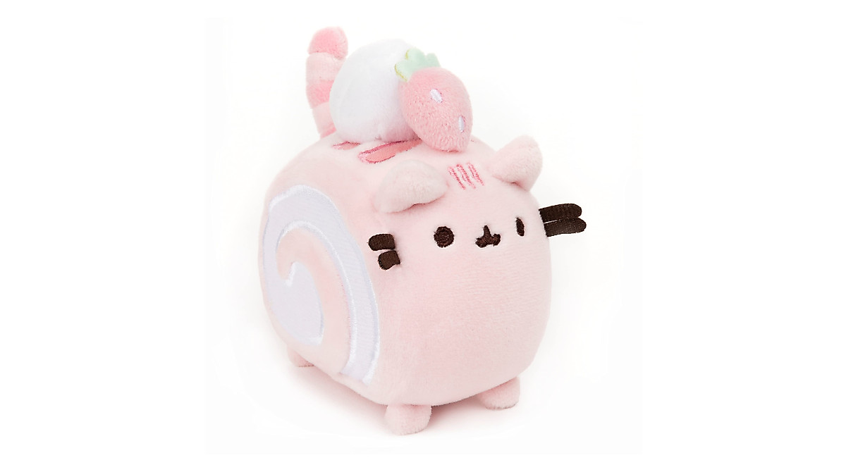 GUND Pusheen Roll Cake Plush - Sweet, Squishy Gift for Fans