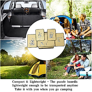 Jomtien 1500 Pieces Puzzle Board, Portable Puzzle Board, Jigsaw Puzzle Table Board,Puzzle mat with Sorting Tray, Non-Slip Surface,Puzzle Accessories Puzzle Storage