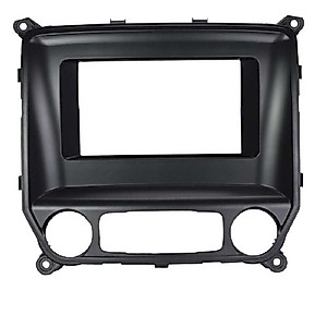 Scosche GM5211B Compatible with 2014-18 Chevrolet Silverado/GMC Sierra ISO Double DIN & DIN+Pocket Dash Kit Black & Metra 40-EU10 Antenna to Radio Adapter Cable,Black