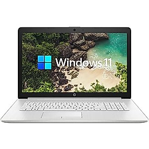HP 17.3” Laptop (Latest Model), 11th Gen Intel Core i3-1115G4, 12GB RAM, 256GB SSD, Anti-Glare Display, Intel UHD Graphics, Long Battery Life, Windows 11