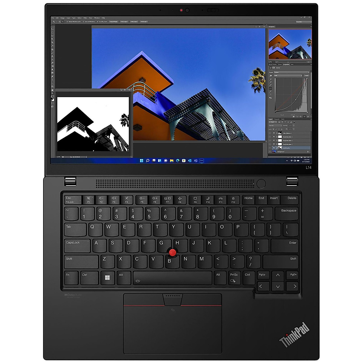 Lenovo ThinkPad L14 Gen 3 Touchscreen 14.0" FHD IPS Home & Business Laptop (Intel i5-1235U 10-Core, 16GB RAM, 256GB PCIe SSD, Intel Iris Xe, WiFi 6, Bluetooth 5.2, Webcam, HDMI, Win 11 Pro) with Hub