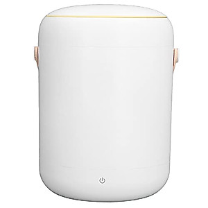 Portable Mini Washing Machine, Intelligent Underwear Washer 3L Capacity for Underwear,Socks, Apartments,Dorms,Students(White)
