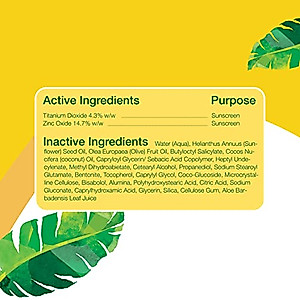 Alba Botanica Sunscreen for Face and Body, Fragrance-Free Sheer Mineral Sunscreen Spray, Broad Spectrum SPF 50, Water Resistant and Biodegradable, 5 fl. oz. Bottle