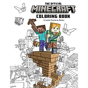 The Official Minecraft Coloring Book: Create, Explore, Relax!: Colorful Storytelling for Advanced Artists (Gaming)