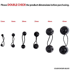 8 Pcs Large Bobble Ponytail Holders - Hair Ties with Balls for Girls, Kids, and Toddlers (Light Pink/Sky Blue/Orange/Hot Pink)