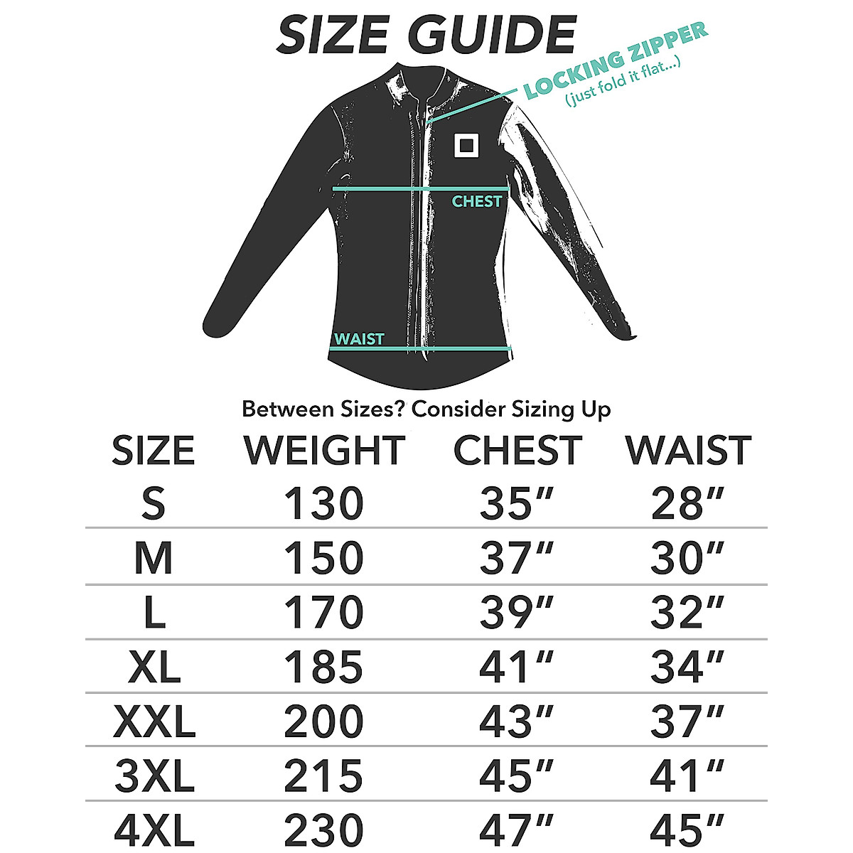 Surf Squared Mens Wetsuit Top Jacket 2mm or 3mm - Neoprene Long Sleeve for Warmth & Comfort- Surfing, Snorkeling, All Watersports - w/Extended Back Flap - 2X-Large - 3 MM