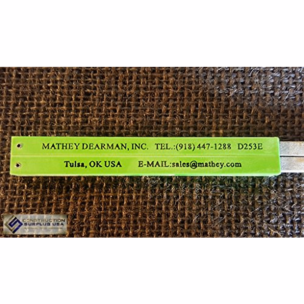 Mathey Dearman - Q.C. Gauge-English D253-E