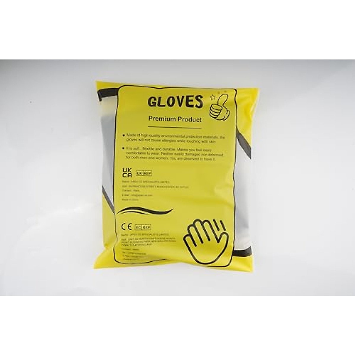 Haiou Long Rubber Gloves Elbow Length Chemical Resistant Gloves with Cotton Lining Waterproof Gloves, 25 inches, Large