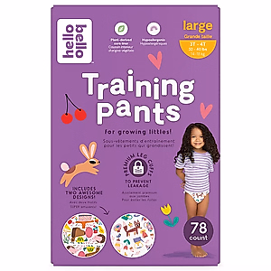 Hello Bello Training Pants Club Box, Sugar Rush and Tea Time, 3T-4T, 78 Count