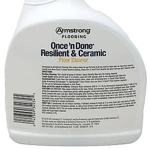 Armstrong Once 'N Done Resilient & Ceramic Floor Cleaner Spray