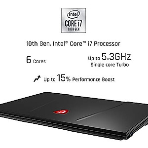 MSI GP65 Leopard 10SDK-049 15.6" 120Hz 3ms Gaming Laptop Intel Core i7-10750H GTX 1660 Ti 16GB 512GB NVMe SSD Win10 VR Ready