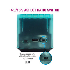 Hyperkin RetroN Sq: HD Gaming Console for Game Boy/Color/ Game Boy Advance (Hyper Beach) - Game Boy Advance