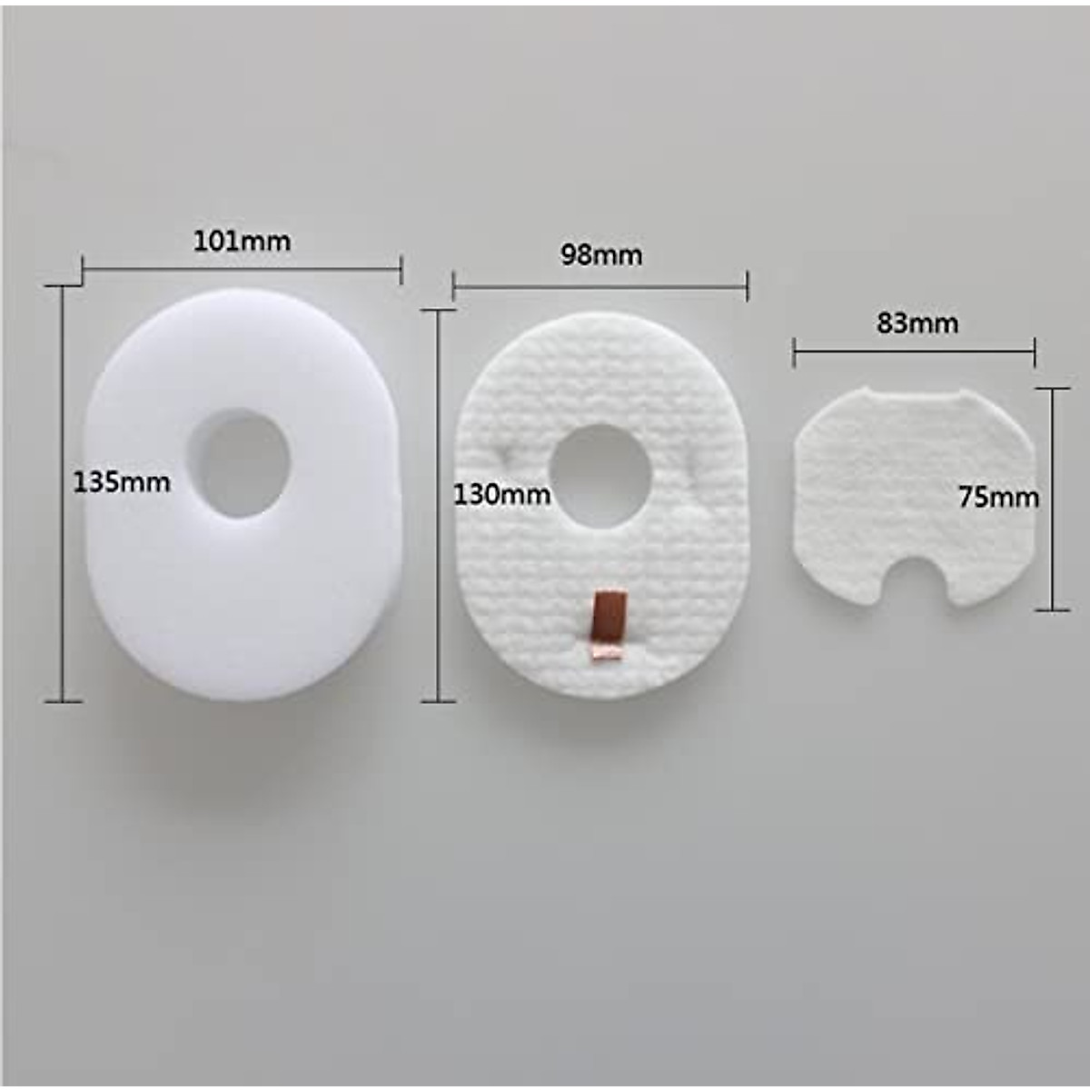 ConPus 2 Allergen 2 Foam 2 Felt Filters Kit Replacement for Shark Rocket Ultra-Light Vacuum HV292, HV300, HV300W, HV301, HV302, HV303, HV305, HV308, HV310, UV450 Part XFFV300
