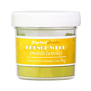 Shepherd Textiles French Weld Extract Natural Dye, 1 oz.