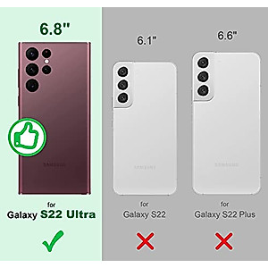 Miss Arts for Samsung Galaxy S22 Ultra Case, Ring Holder Stand Luxury Bling Electroplated Phone Case with Strap, Cute Soft TPU Samsung S22 Ultra Cover for Women Girls, Black