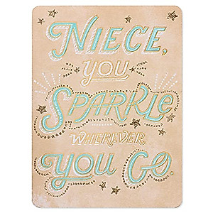 American Greetings Birthday Card for Niece (You Sparkle)