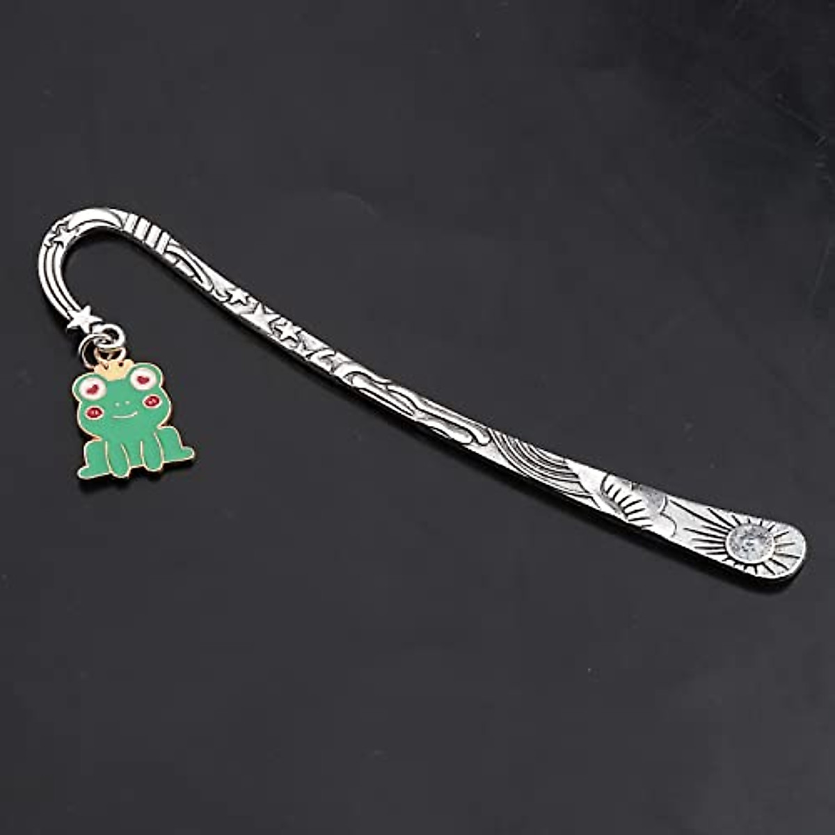 MYOSPARK Frog Bookmark Frogs Lover Gift Animal Bookmarks Gifts for Book Lovers Inspirational Gifts for Kids (Frog Bookmark)