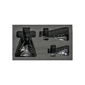 EISCO Premium Erlenmeyer Flask Set - 100ml, 250ml & 500ml Narrow Neck, White Graduations Superior Durability Chemical Resistance Borosilicate 3.3 Glass- Eisco Labs