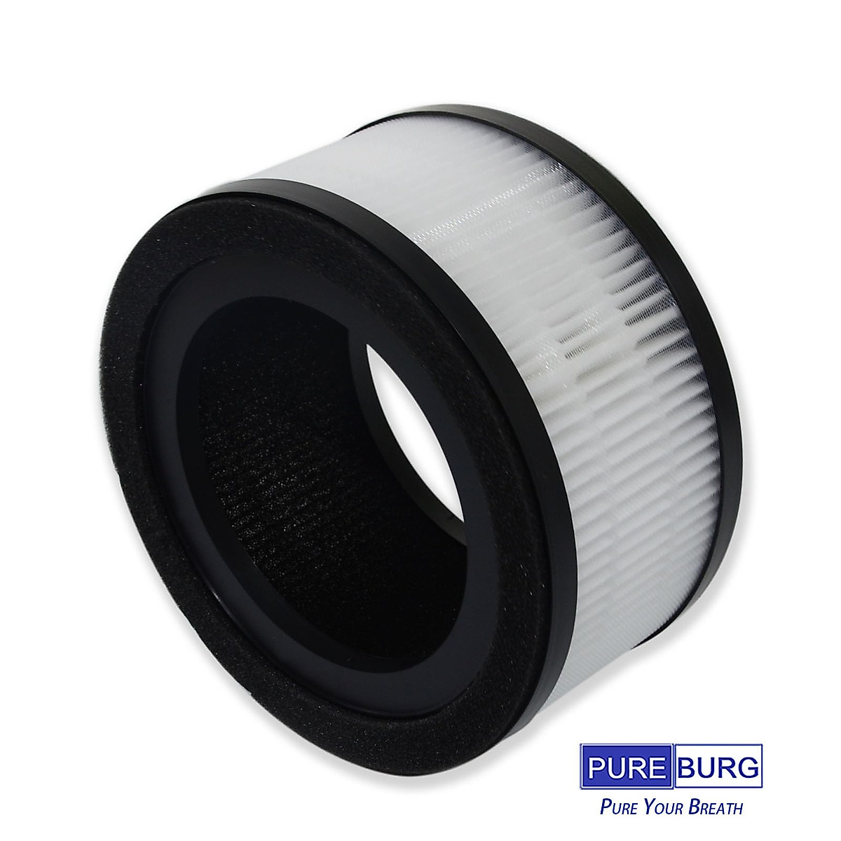 PUREBURG True HEPA Filter Compatible with InvisiClean IC-2010 Stella Air Purifier,H13 Replacement 4-Stage Filtration High-efficiency Activated carbon 2-IN-1 Air Clean Dust VOCs,2-Pack