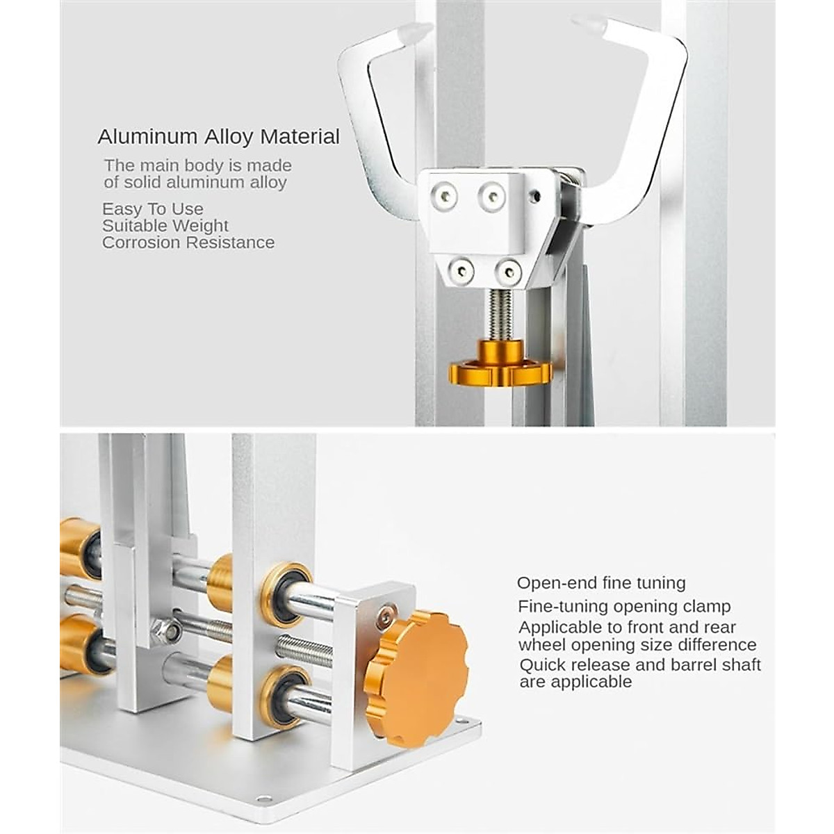 Bicycle Wheel Truing Stand, Wheel Tuning Repair Tool, Bicycle Wheel Repair Truing Bearing Stand, Bike Hub Maintenance Repair Platform for 10"-29" Wheels