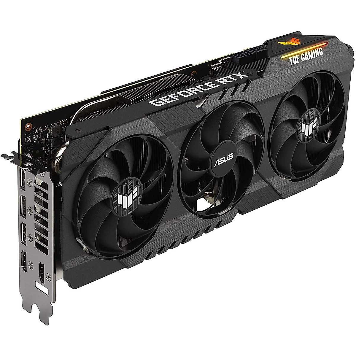 ASUS TUF Gaming NVIDIA GeForce RTX 3080 OC Edition Graphics Card, 10GB GDDR6X, PCIe 4.0, HDMI 2.1, DisplayPort 1.4a, Dual Ball Fan Bearings, GPU Tweak II w/ Mytrix HDMI Cable