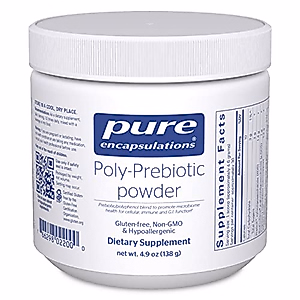Pure Encapsulations Poly-Prebiotic Powder | Targets Akkermansia Muciniphila to Support GI Barrier Function | 4.9 Ounces