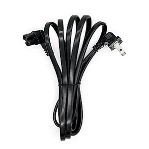 NTQinParts Replacement 5FT 90° Right Angle 2Prong AC Power Cord Cable for Bose Home Speaker 500 Smart Bluetooth Speaker ‎795345-1100