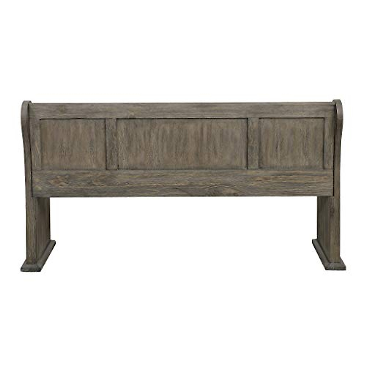 Homelegance Toulon 62" Church Pews Dining Bench, Glaze Oak