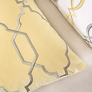 Homey COZY 81057-Katherine Accent Pillow, Single, Yellow